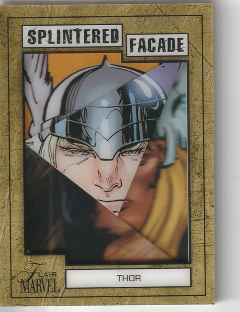 Marvel Flair 2024 Thor Splintered Facade SF-4 card | zoltarsarcade