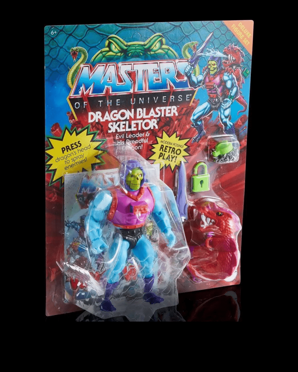 MOTU Dragon Blaster Skeletor Deluxe Action Figure | zoltarsarcade