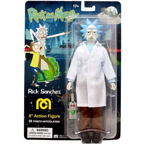 Rick and Morty Rick Sanchez 8-Inch Mego Action Figure | zoltarsarcade