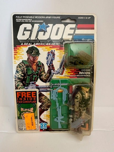 Vintage G.I. Joe ARAH Recoil (V1) 1989 Action Figure | zoltarsarcade